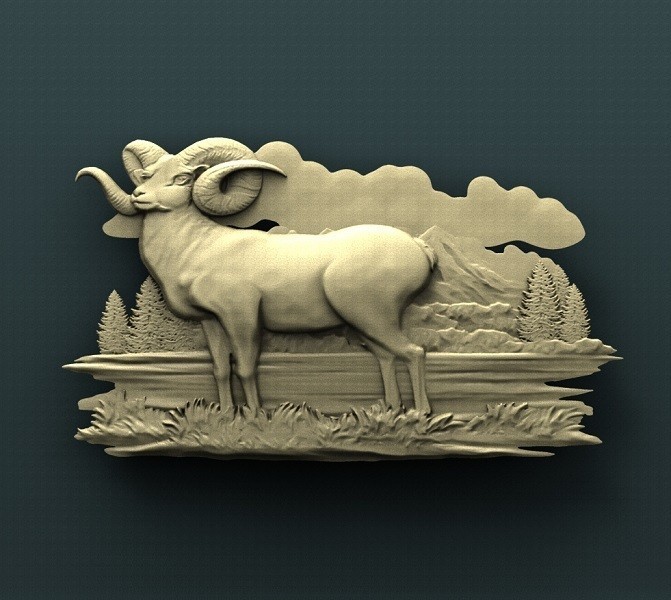 Free STL file Ram・3D printer design to download・Cults