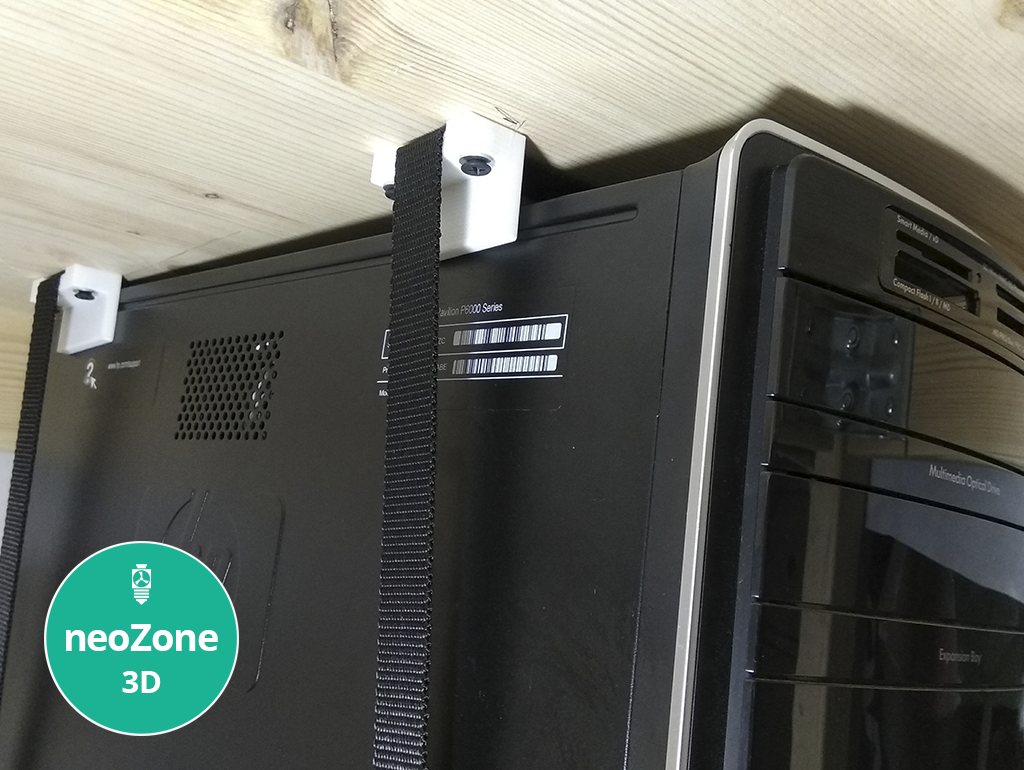 Free STL file PC hanger / Stands hanging PC・3D printer model to ...