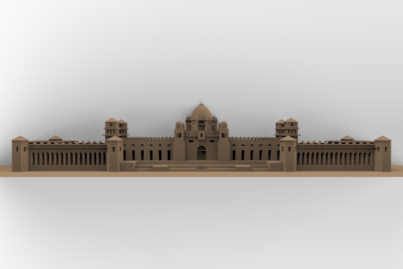 STL file Palace of India - Umaid Bhawan Palace 🇮🇳・3D printer design to ...