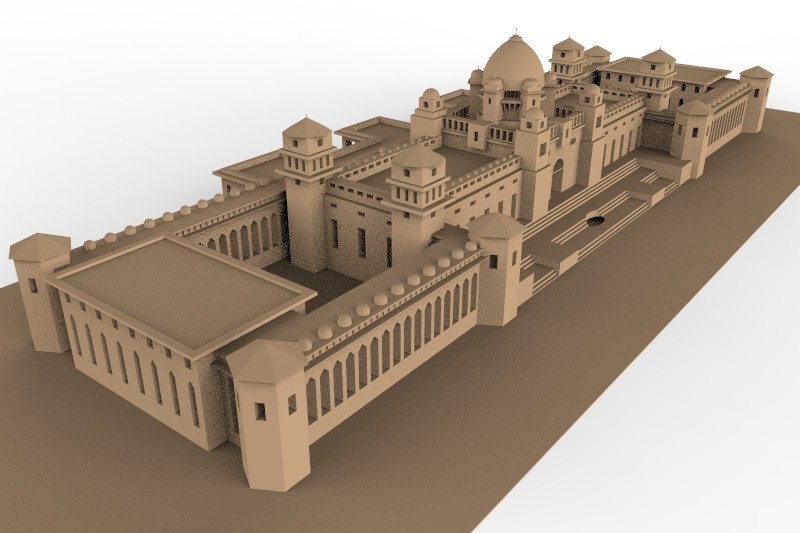 STL file Palace of India - Umaid Bhawan Palace 🇮🇳・3D printer design to ...