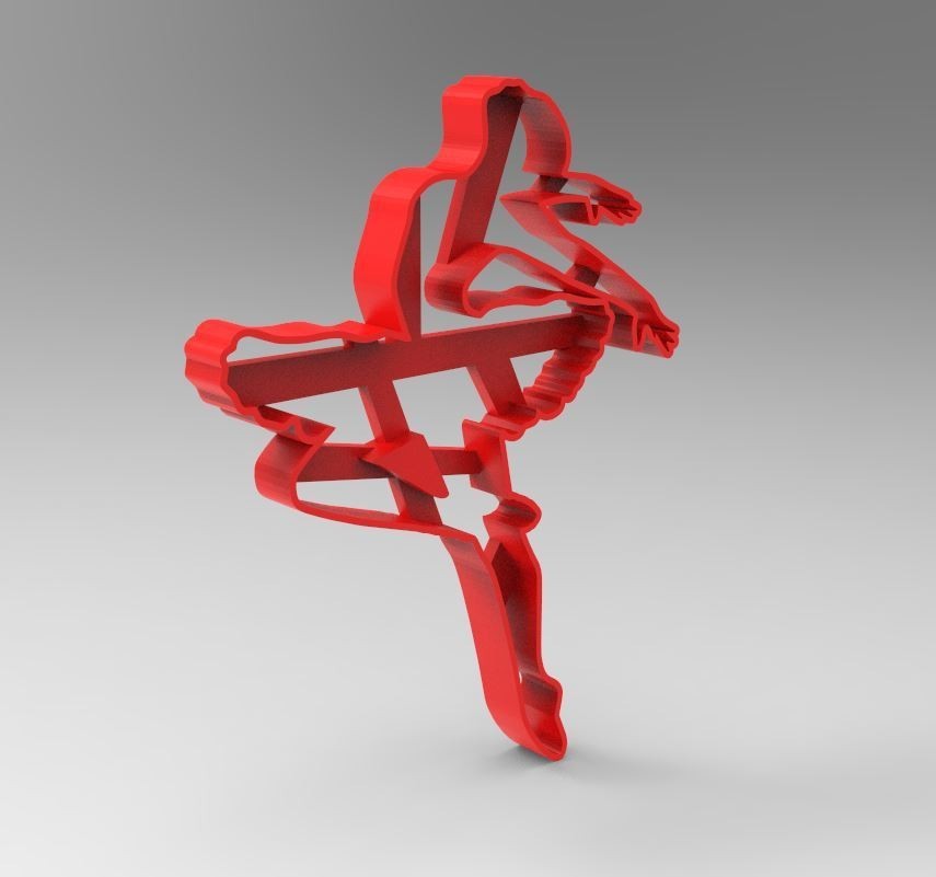 STL file Dancer Ballet cookie cutter・3D printing design to download・Cults