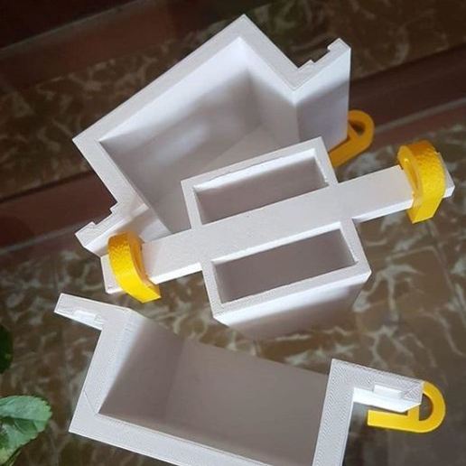 Download 3D printing templates Matrix mould for making cement or ...