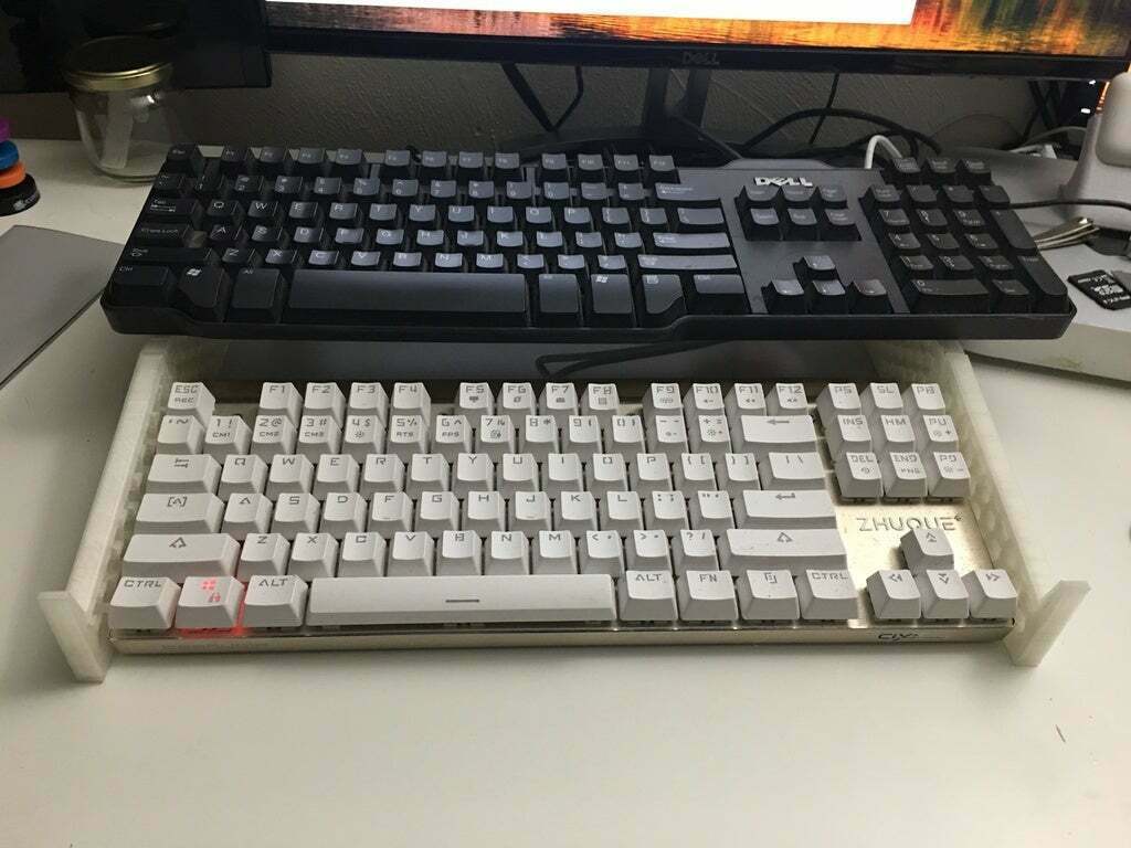 Free STL file Dual keyboard holder・Design to download and 3D print・Cults