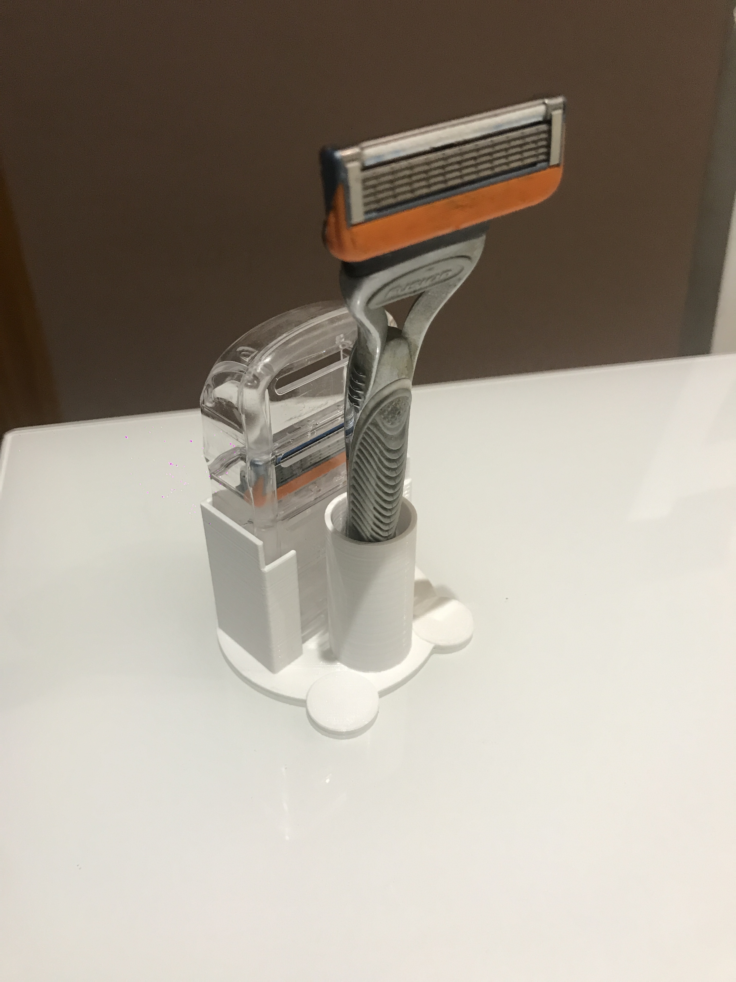 Fichier STL gratuit SOUTIEN AUX RASOIRS 2 🏠・Plan imprimable en 3D à ...