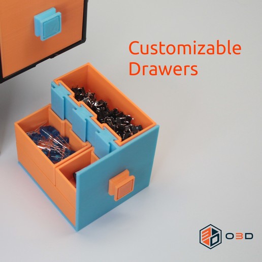 Download STL file Modular Drawers Evo • Template to 3D print ・ Cults