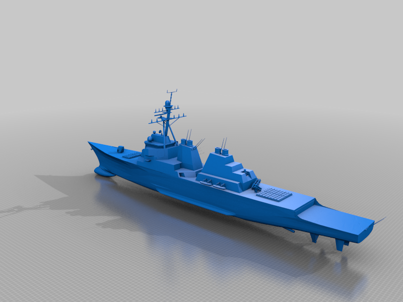 Free 3D file RC Scale Arleigh Burke Class Destroyer-DDG 🚁・3D printer ...