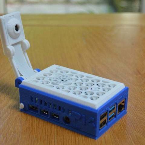 Download free STL file Raspberry Pi 4 Case with Camera and Stand • 3D ...