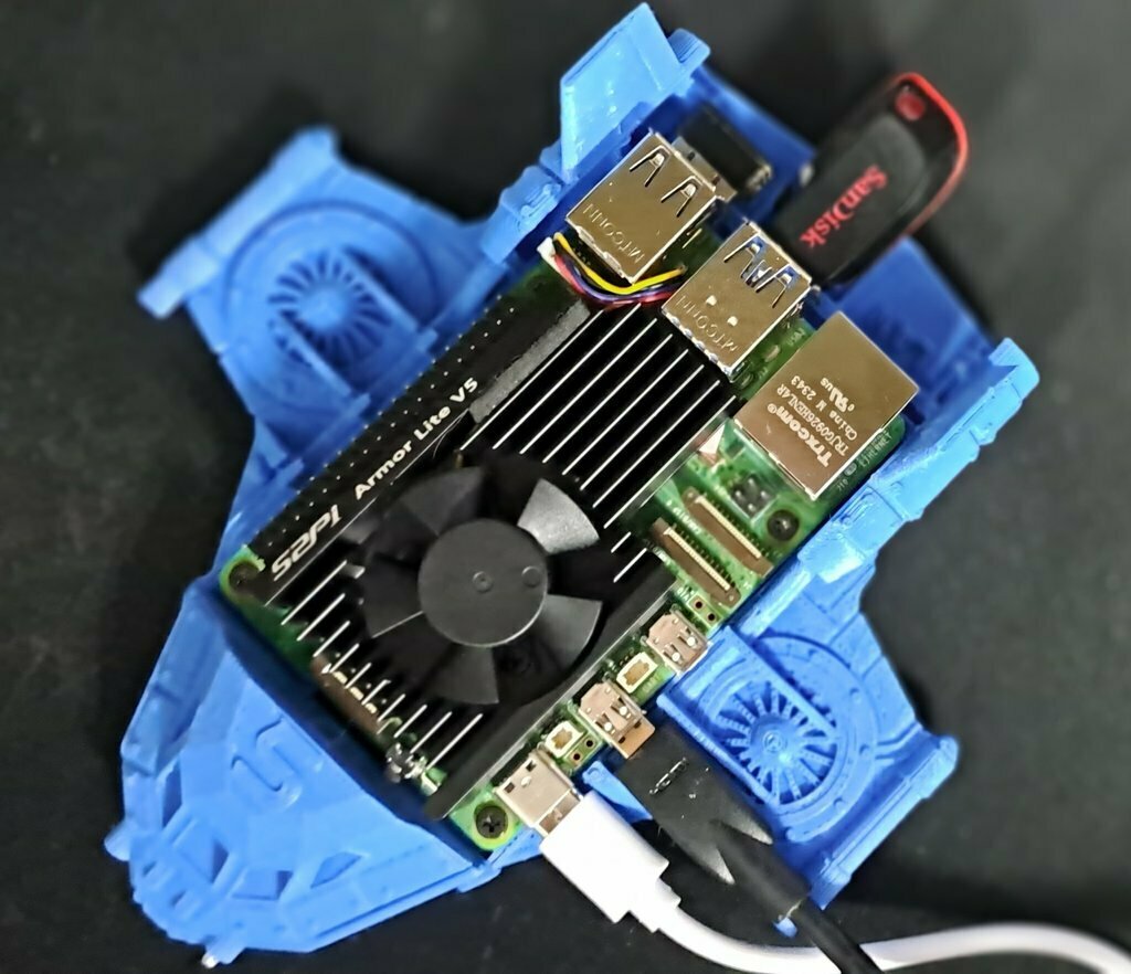 Free 3D file Raspberry Pi 5 Spaceship case 🚀・3D print model to download ...