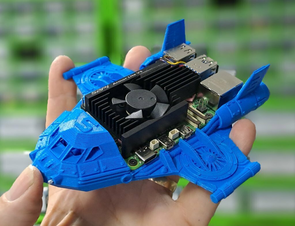 Free 3D file Raspberry Pi 5 Spaceship case 🚀・3D print model to download ...