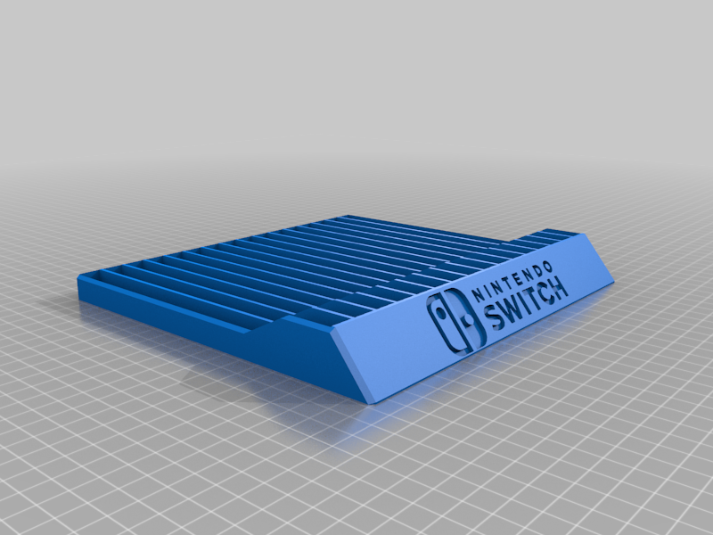 Free STL file Nintendo Switch Game Case Holder - Lie down version・3D ...