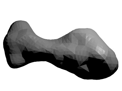 Download free STL file Kleopatra Asteroid • 3D print template ・ Cults