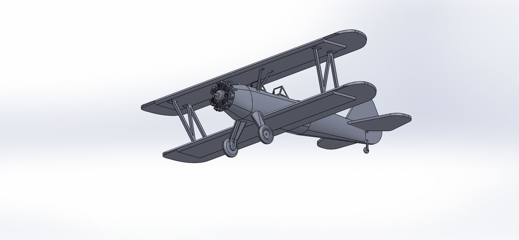 Free STL file RC STEARMAN・3D printing template to download・Cults