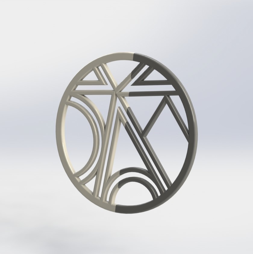 STL file Geometrical coasters 🏠・Model to download and 3D print・Cults