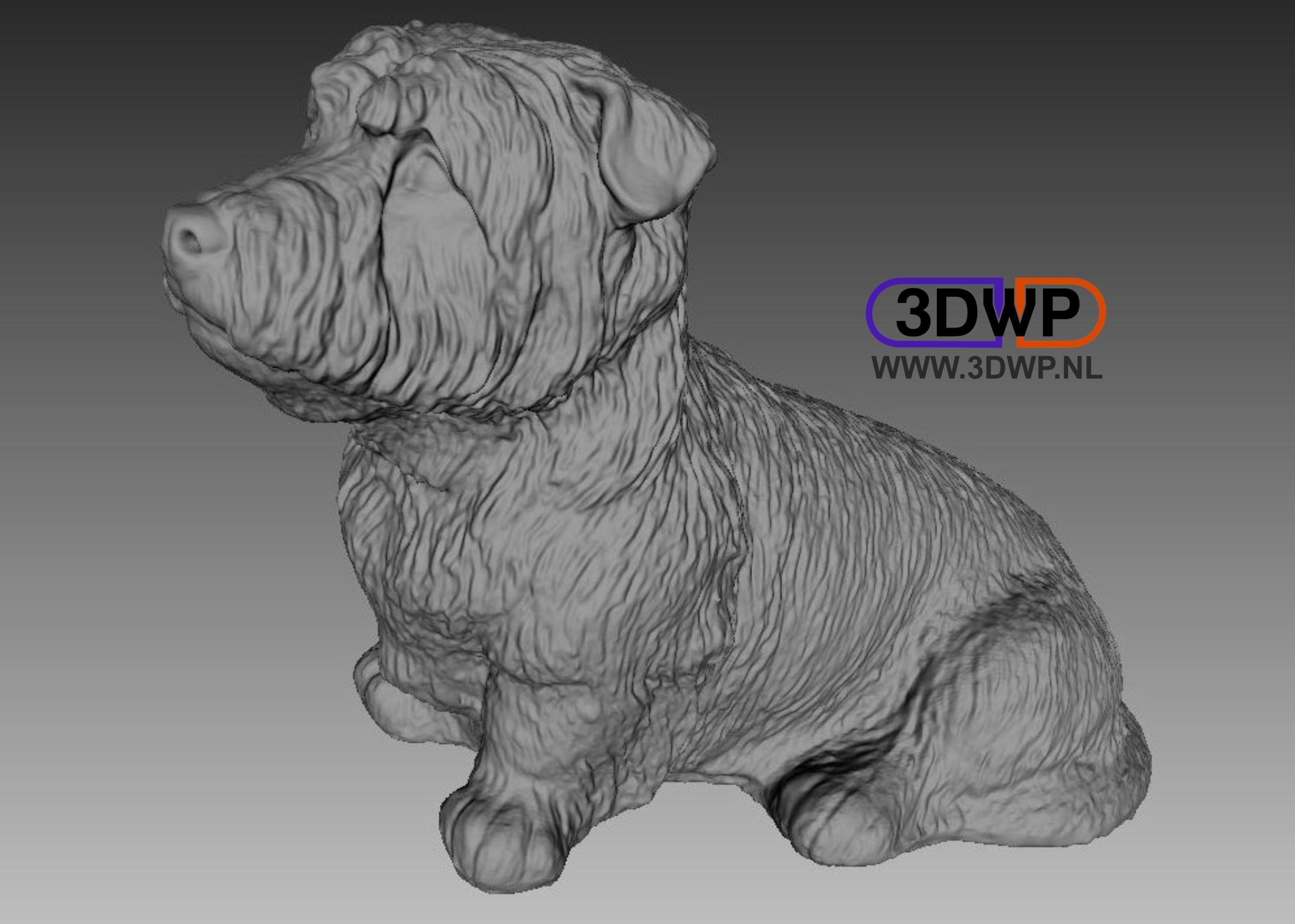 STL file Irish Glen Of Imaal Terrier Statue 3D Scan・Design to download ...