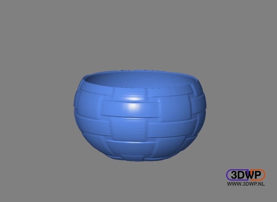 Free STL file Woven Pattern Bowl・3D printing idea to download・Cults