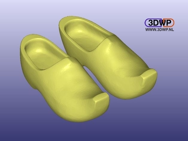 Free STL file Wooden Shoes ''Model Staphorst'' (Clogs 3D Scan)・3D print ...