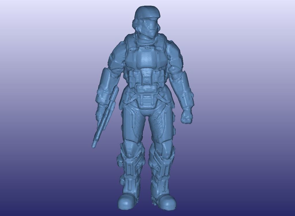 Descargar archivo STL gratis Escáner 3D Halo 3 ODST Soldier • Objeto ...