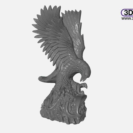 Download 3D printer designs Eagle Sculpture ・ Cults