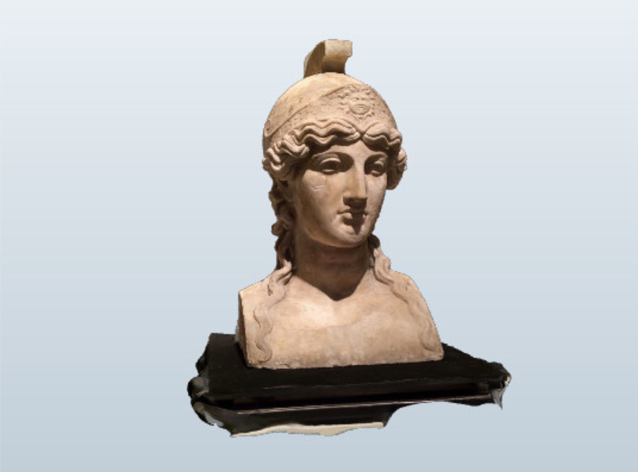 Free STL file Athena Bust 3D Scan 👤・3D printer model to download・Cults