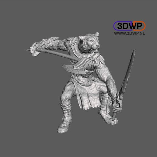 Download free STL file Tiger Fighter Figurine 3D Scan • 3D printer ...
