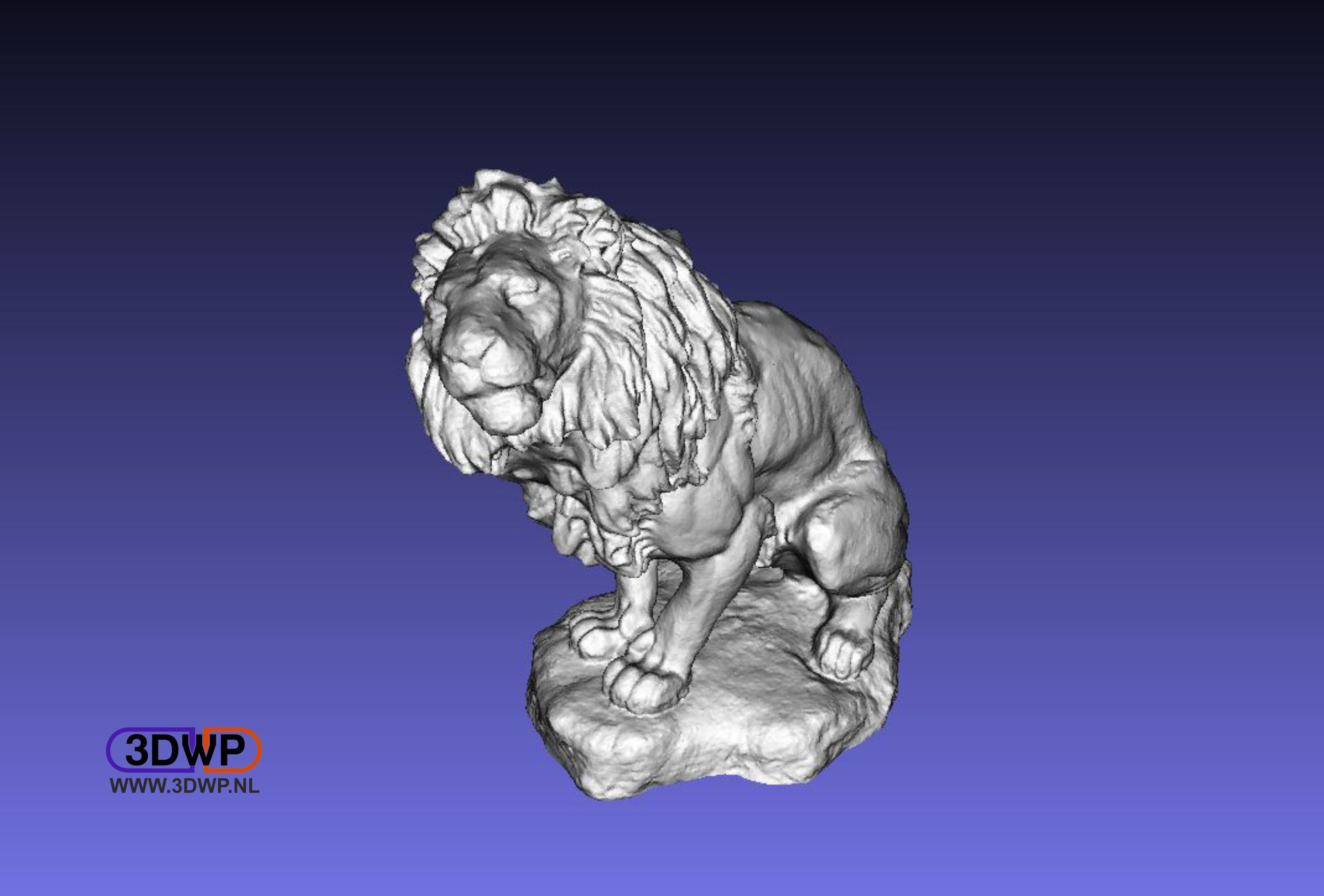 Free STL file Lion Sculpture (3D Scan)・3D printable model to download・Cults