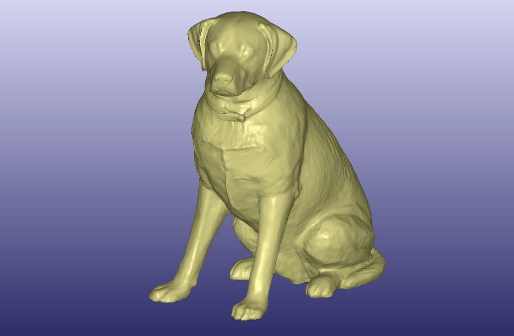 Free STL file Labrador Sculpture (Dog Statue Color 3D Scan) 🗿・3D ...