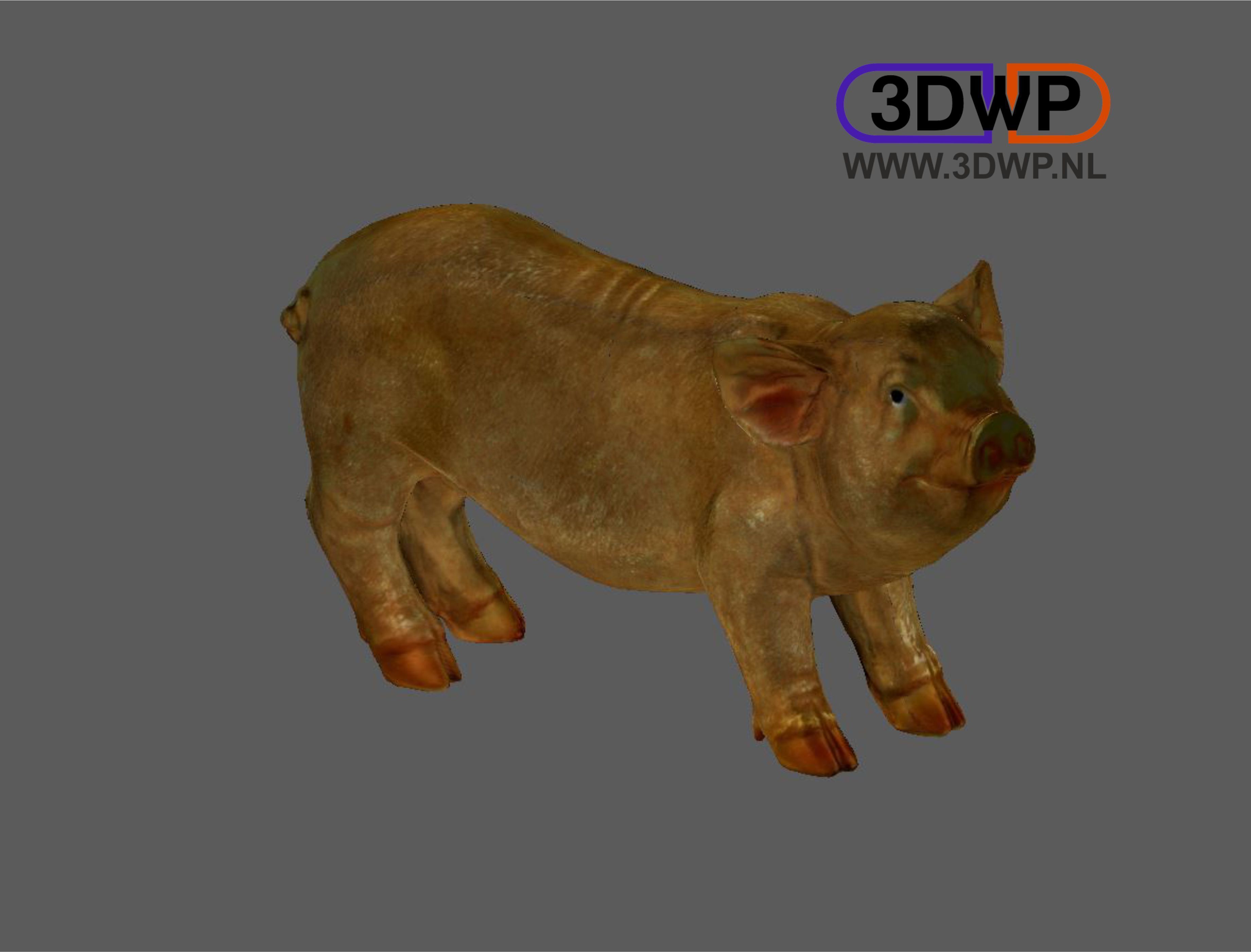 Free STL file Pig Sculpture 3D Scan・3D printable design to download・Cults