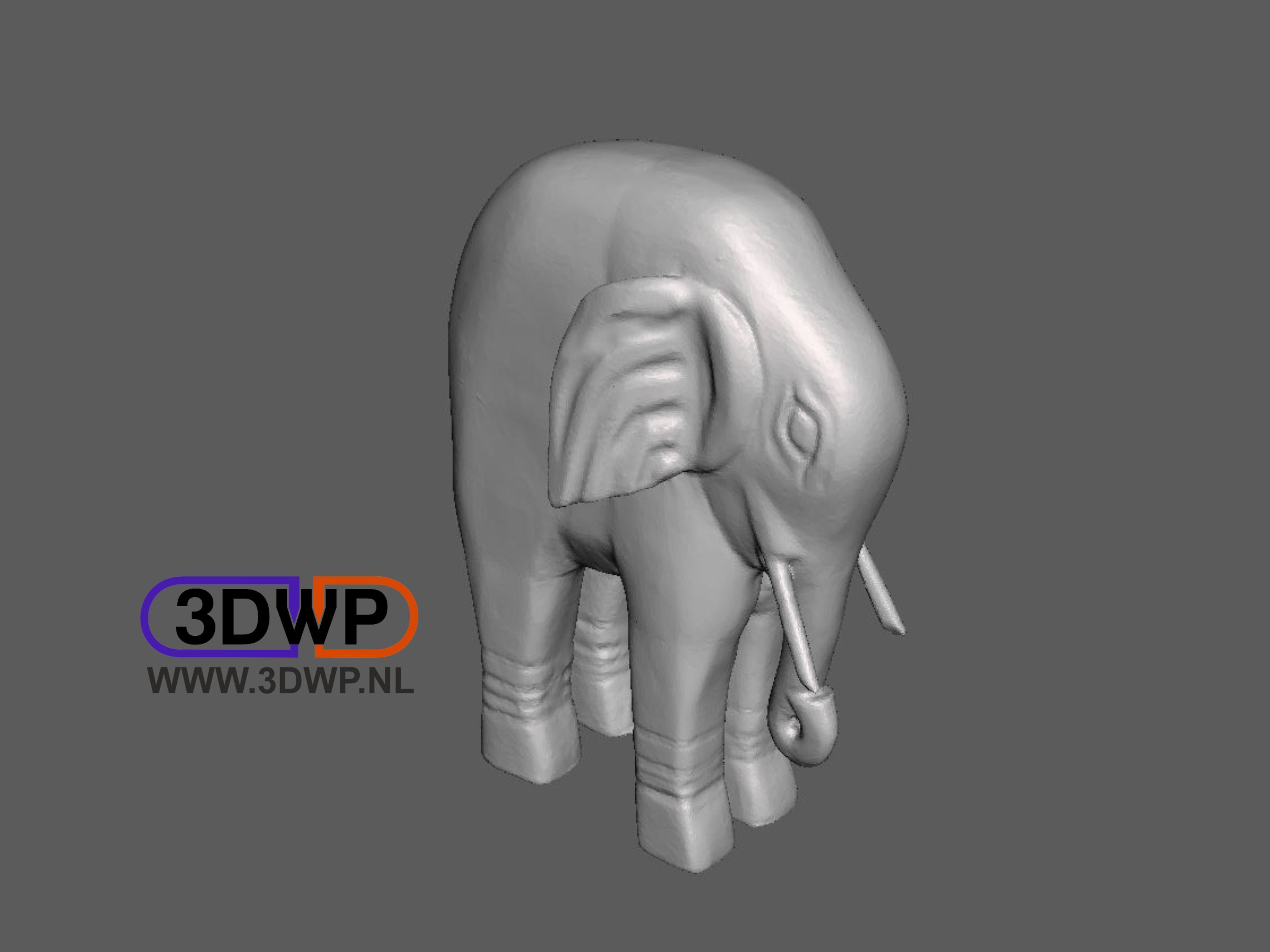 Free STL file Elephant Statue 3D Scan・3D printer model to download・Cults