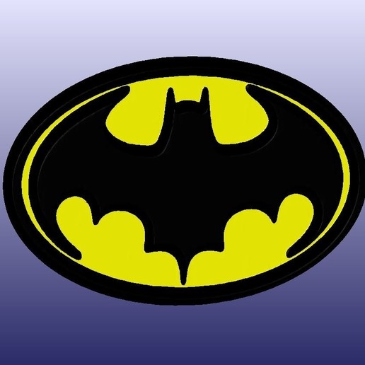 Download free STL file Batman 1989 Logo ・ Cults