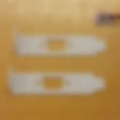 Download free 3D printer designs Low Profile PCI Slot Cover (VGA) ・ Cults