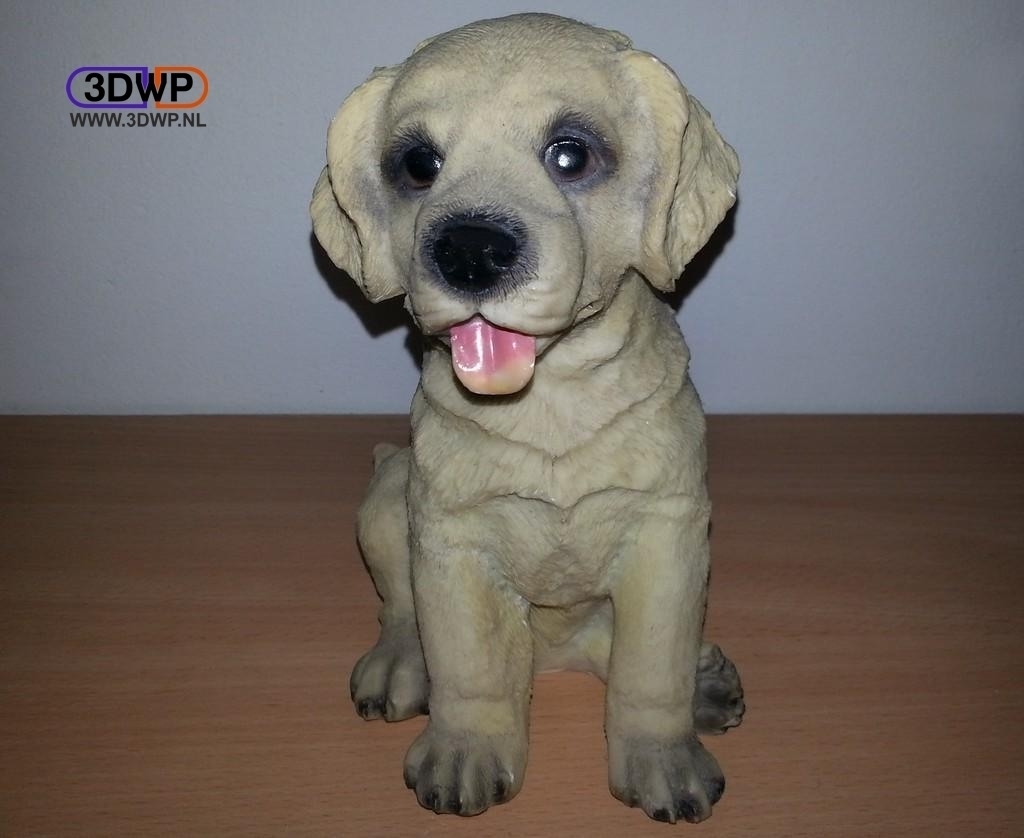STL file Labrador Puppy (Dog Statue 3D Scan)・3D printable model to ...
