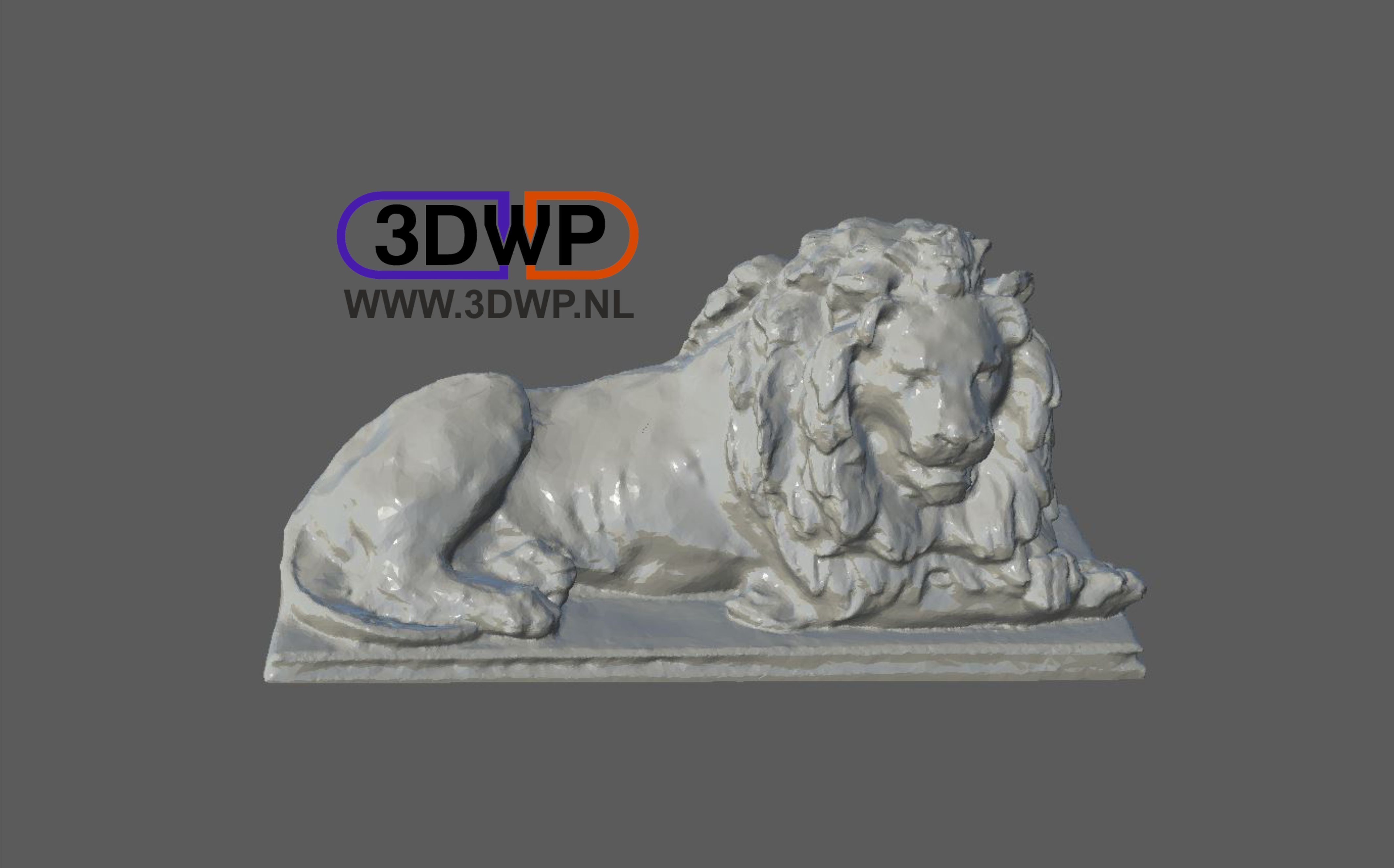Free STL file Iron Lion Statue 3D Scan・3D print design to download・Cults
