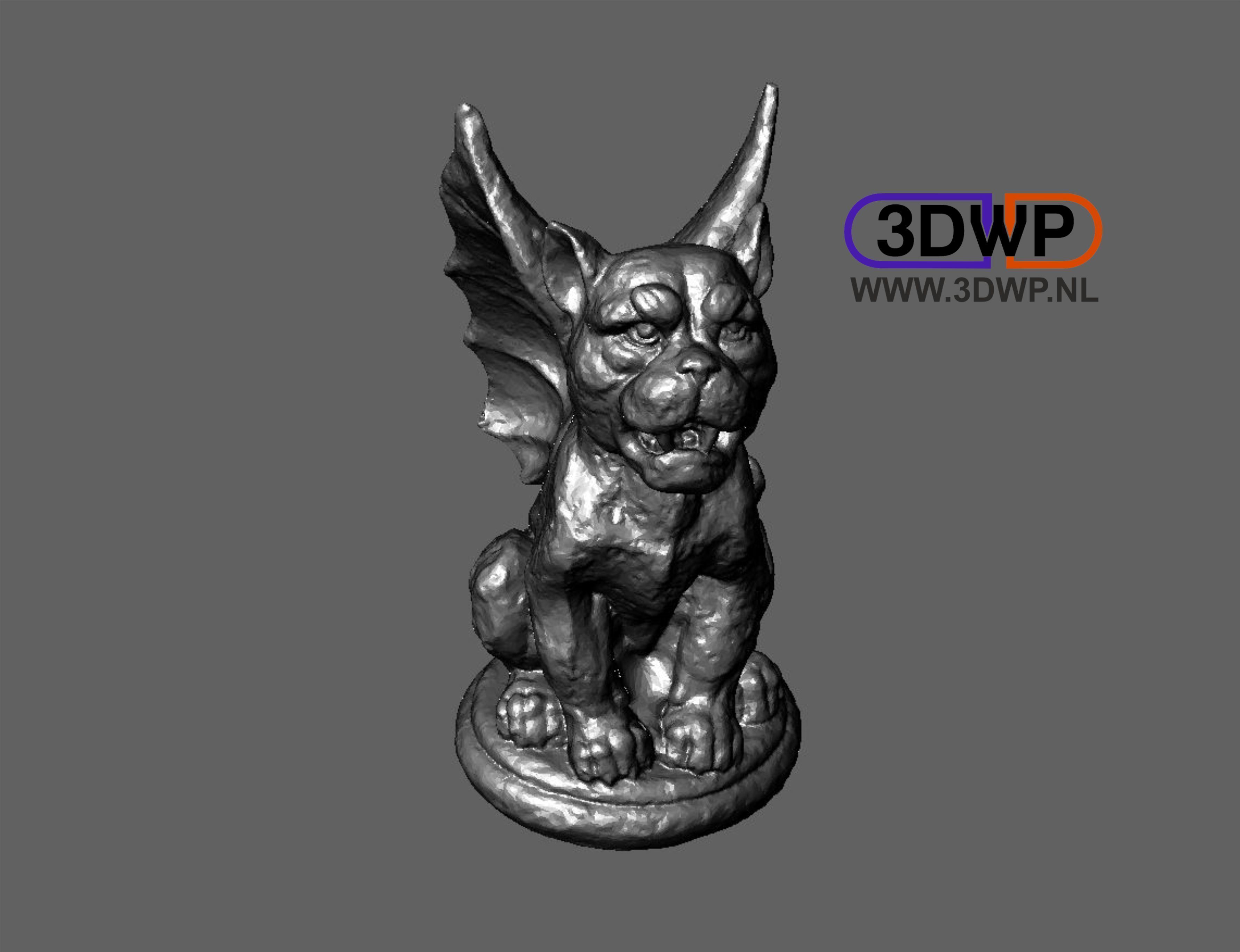 STL file Gargoyle Sculpture (Statue 3D Scan)・3D print model to download ...