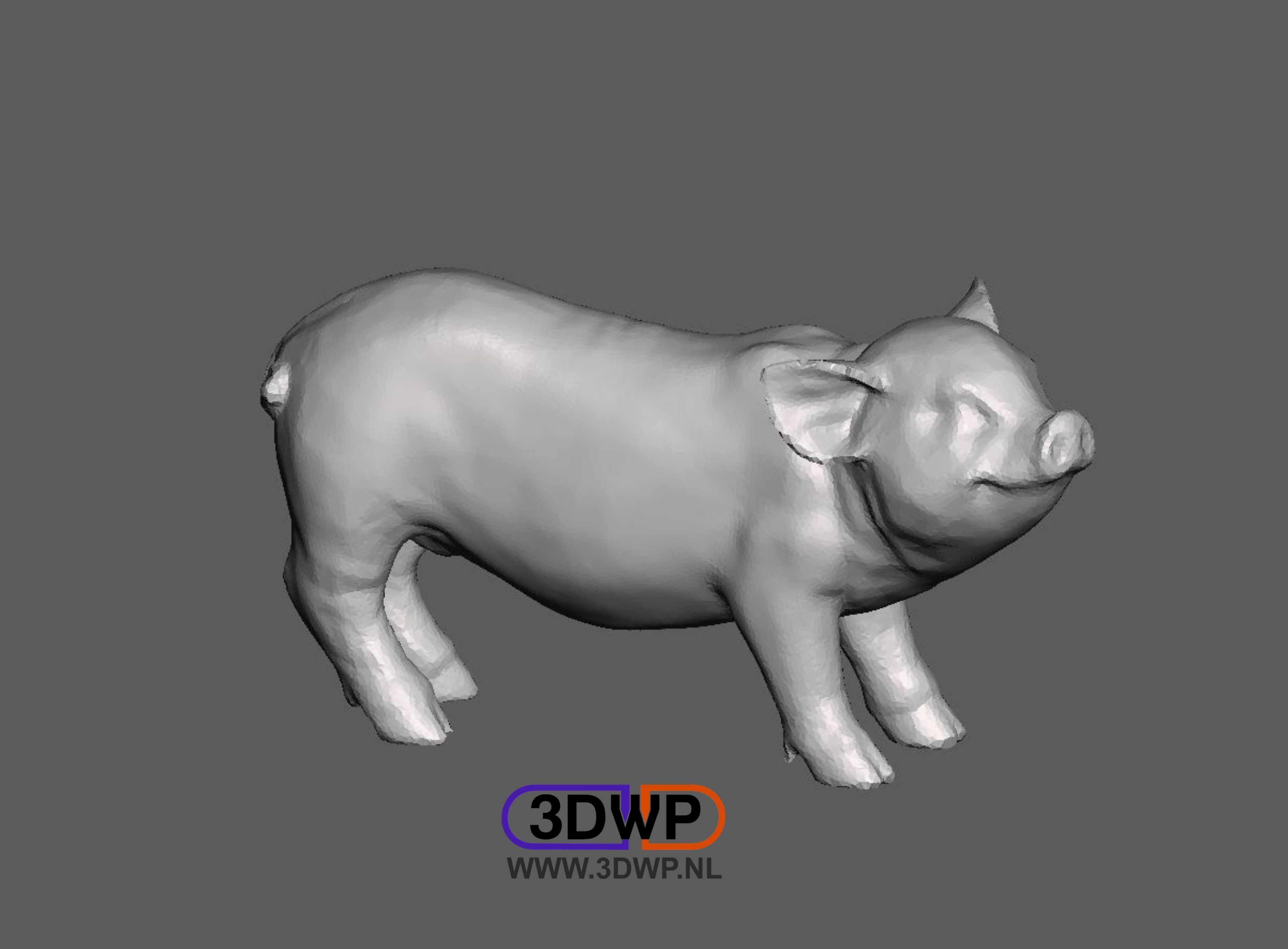 Free STL file Pig Sculpture 3D Scan・3D printable design to download・Cults
