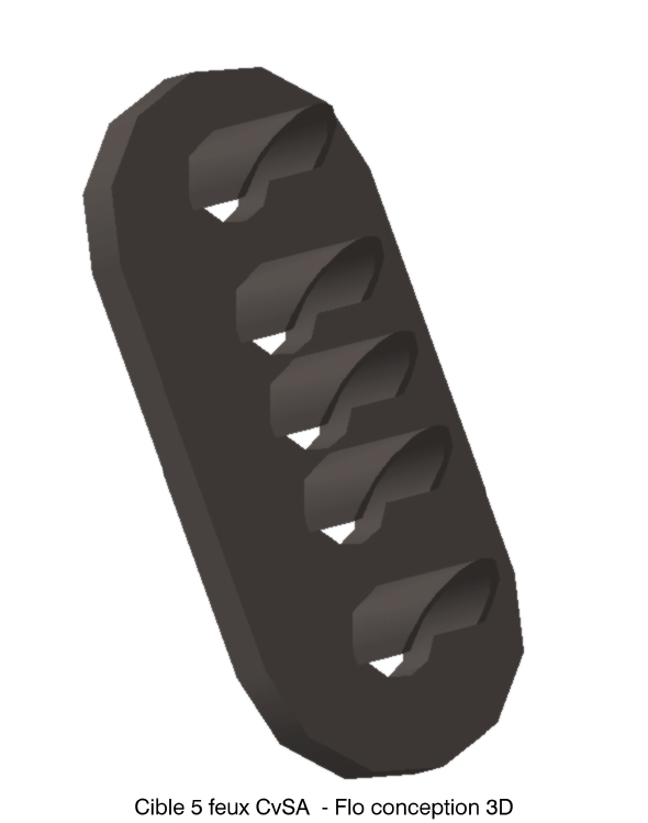 STL file Target 5 lights CvSA 1/87 HO・3D printable model to download・Cults