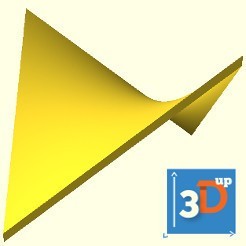 STL file Hyperbolic paraboloid surface・3D printer model to download・Cults