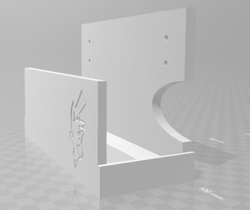 Free STL file Nintendo Switch Wall Bracket・3D printing model to ...