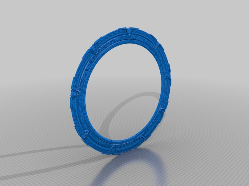 Free 3D file Working Stargate Mk2 - Single gate parts・3D print design ...