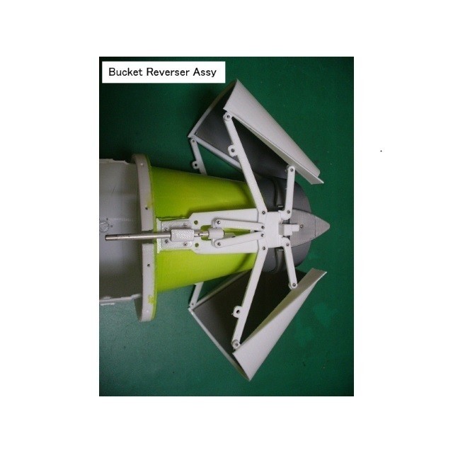 Download STL file Thrust Reverser for Business Turbofan, Bucket Type ...