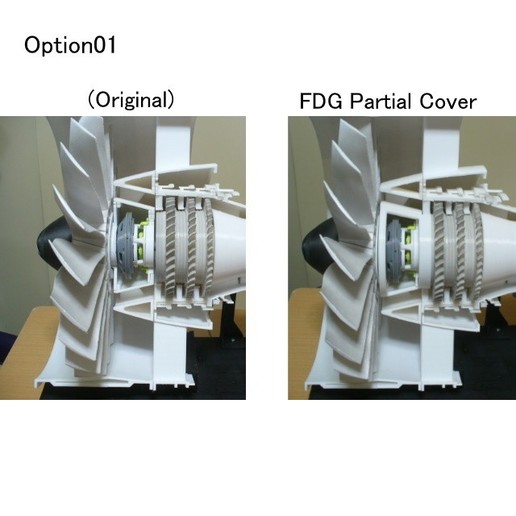 Download STL files Geared Turbofan Engine (GTF), 10 inch Fan ・ Cults