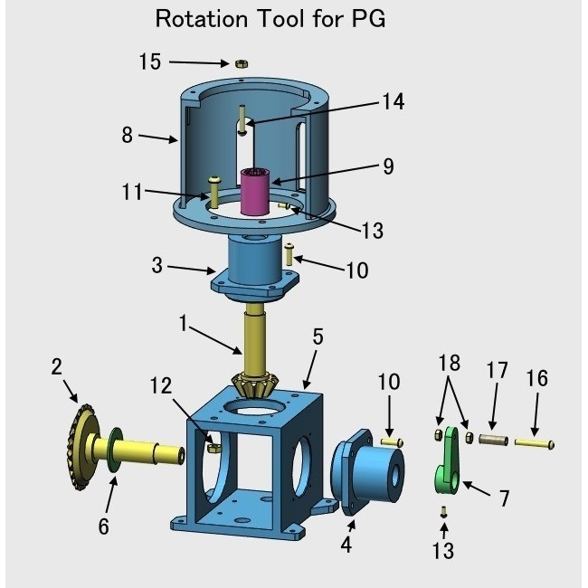 STL file Jet Engine Component (7a); Rotation Tool for Propeller ...