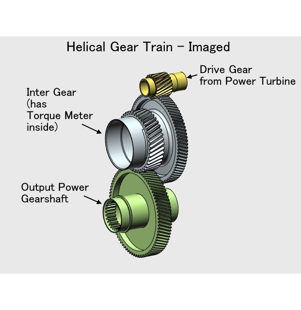 Download STL file Jet Engine Component; Torque Meter, Helical Gear ...
