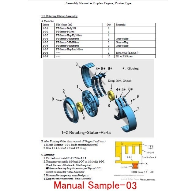 Descargar archivo STL Motor Propfan, tipo de empujador • Objeto para ...