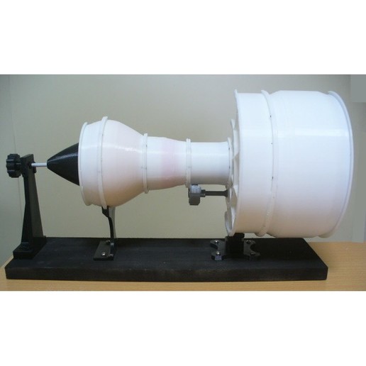 Download STL file Jet Engine; 2-Spool, Current, Big • 3D printing ...
