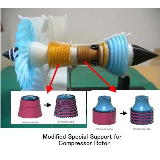 Free STL file Jet Engine; 3-Spool, Modified Parts・3D printing template ...