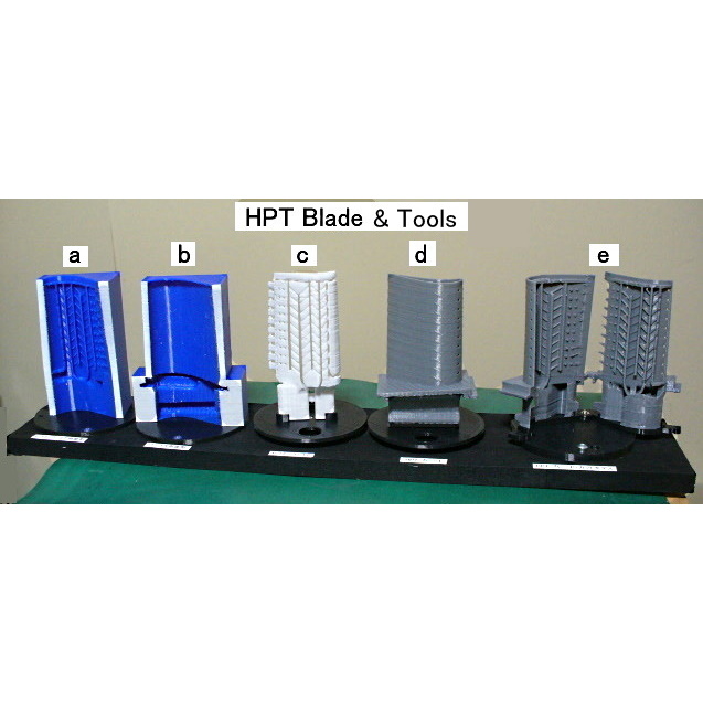 STL file High Pressure Turbine (HPT) Blade, Air-Cooled 🔧・3D printable ...