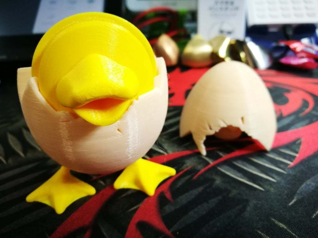 Free STL file Eggy Duck・3D printable design to download・Cults