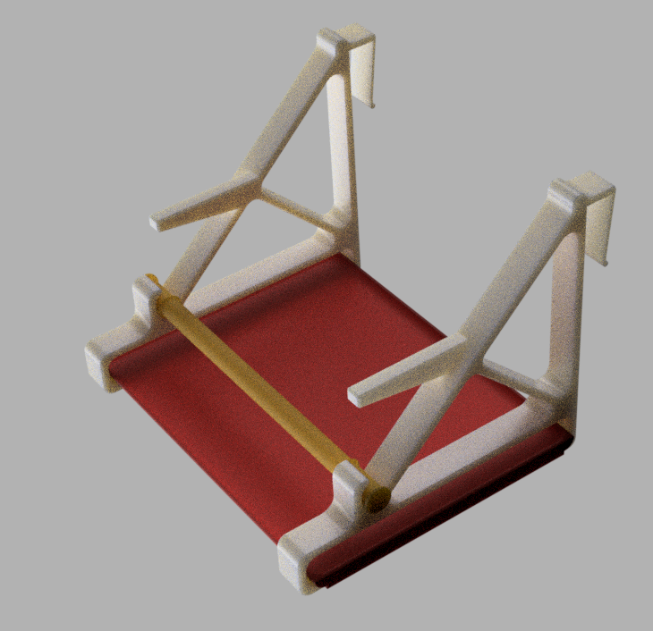 Free STL file Bird Perch (hook on wardrobe door)・3D printer design to ...