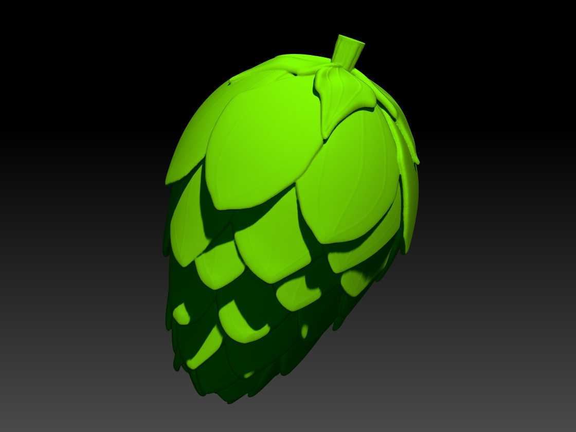 OBJ file Beer Hop - Beer hops・3D printable model to download・Cults
