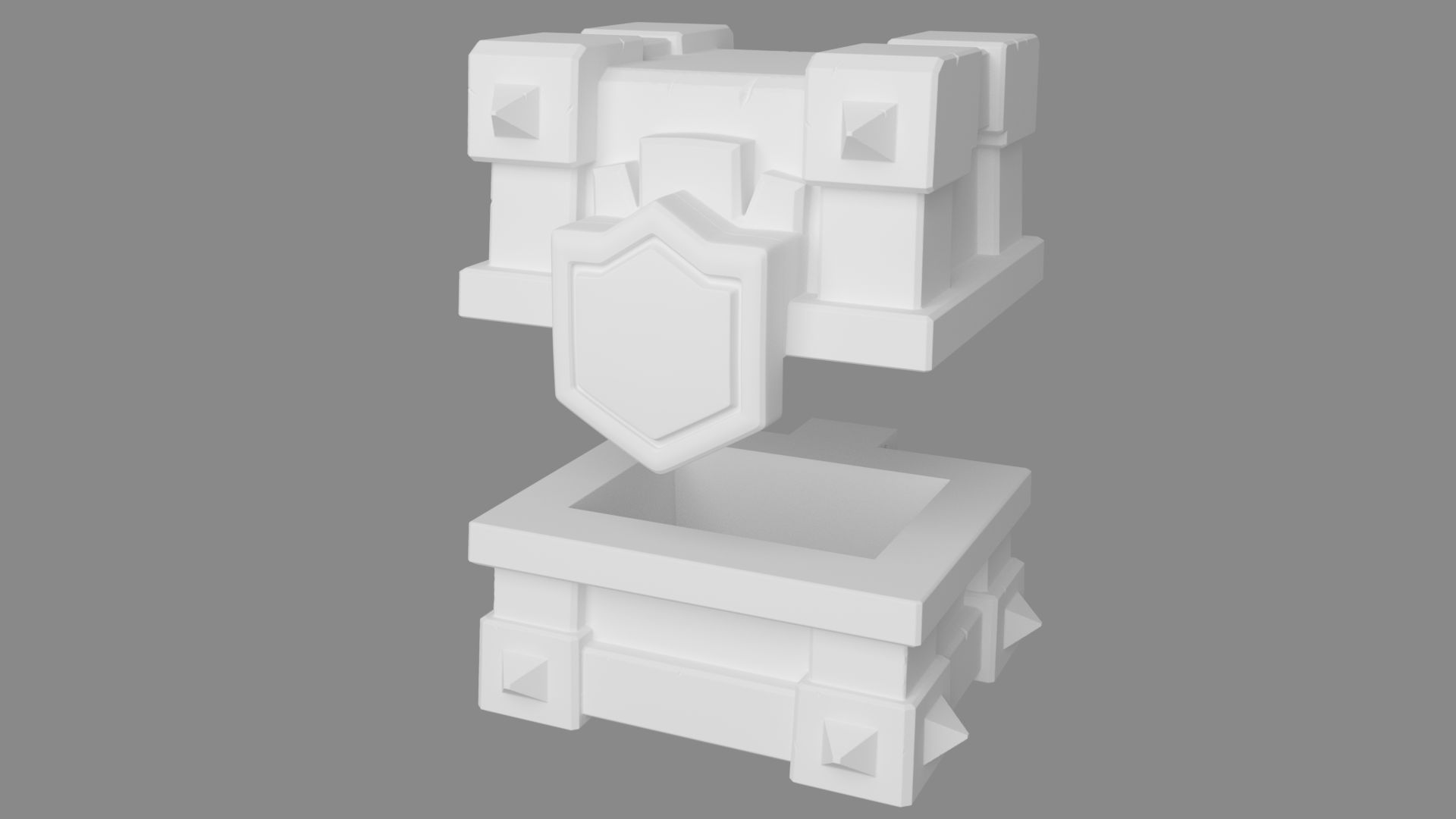 Download STL file Clan chest in Clash Royale • 3D printer template ・ Cults
